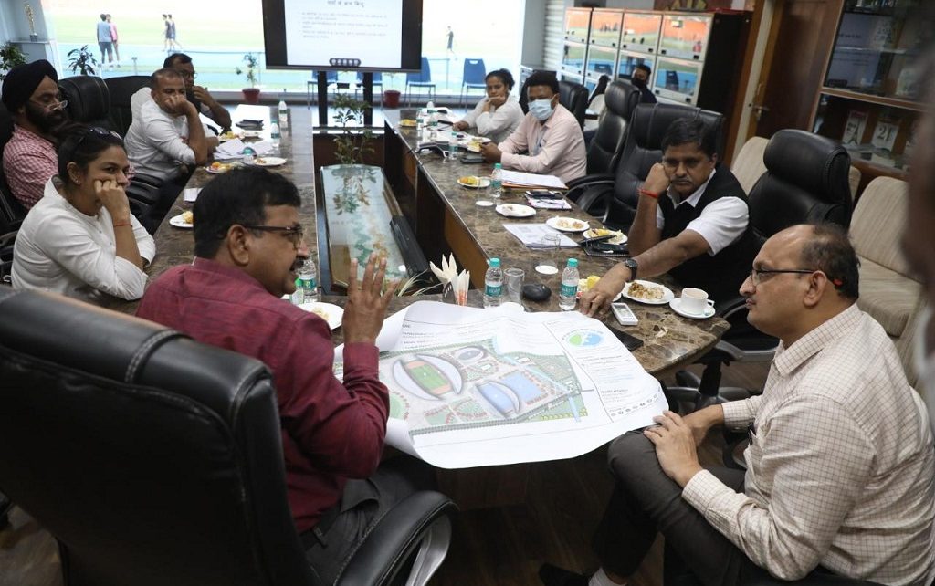 SAI DG Sandeep Pradhan praised the efforts made in the development of ...