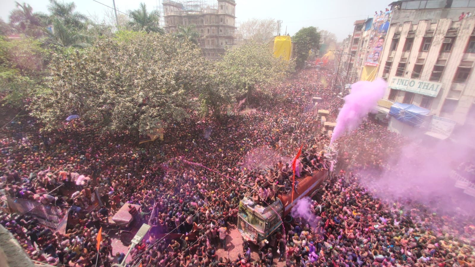 Rang Panchami in Indore: People gathered at Rajwada, see what were the ...