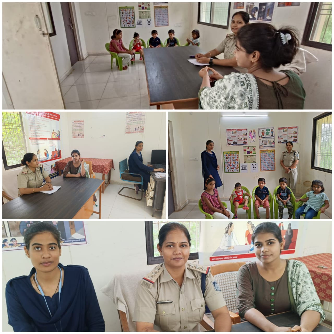 Rewa Baikunthpur police station in-charge made child friendly corner ...