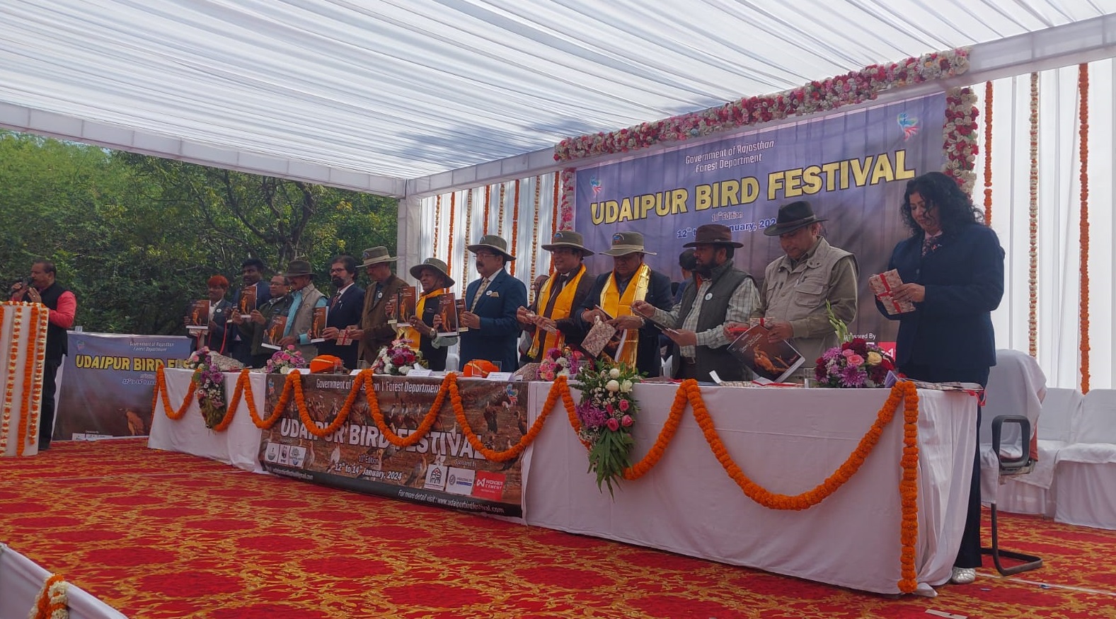 उदयपुर बर्ड फेस्टिवल शुरू हुआ गोल्डन पार्क में | Udaipur Bird Festival ...
