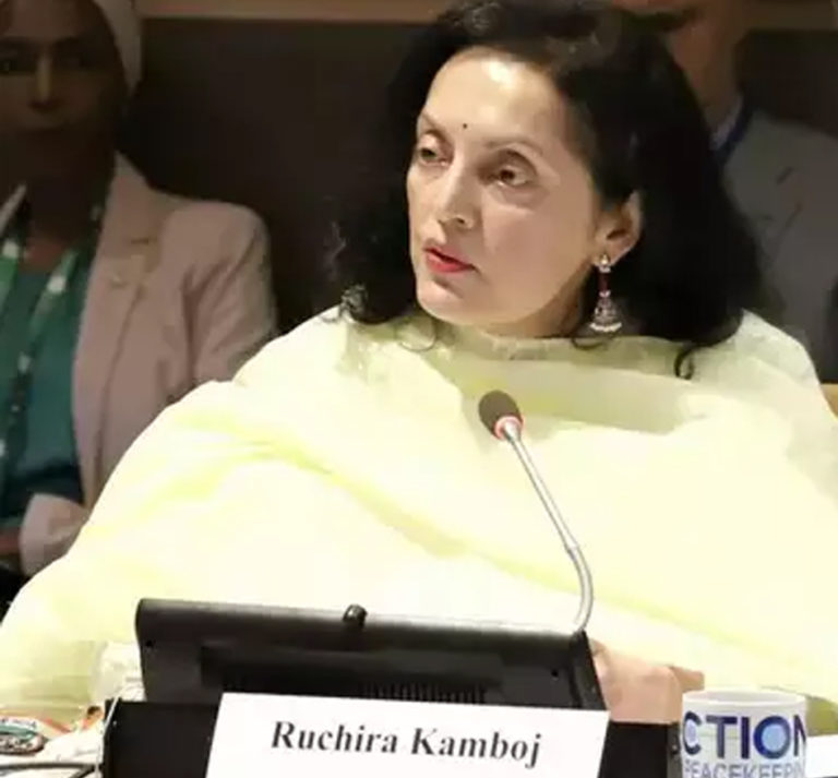 India's Permanent Representative to the United Nations Ruchira Kamboj ...
