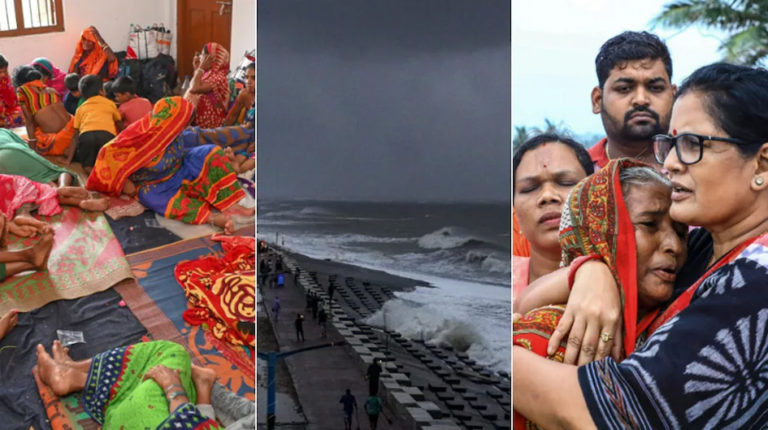 Cyclone Dana takes a fierce form after landfall, 10 lakh people ...