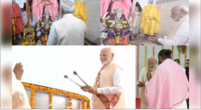 महाराष्ट्र के पोहरादेवी मंदिर में जगदंबा माता के दर्शन किए प्रधानमंत्री ...