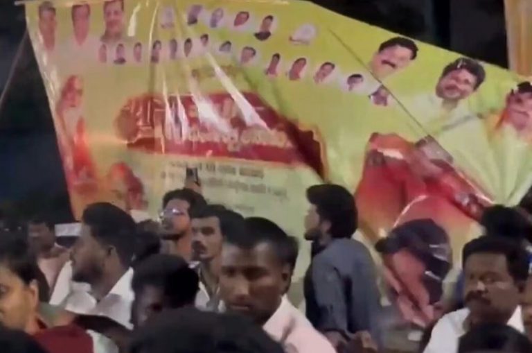 Violent clashes erupted in Karnataka over the display of banners... one ...